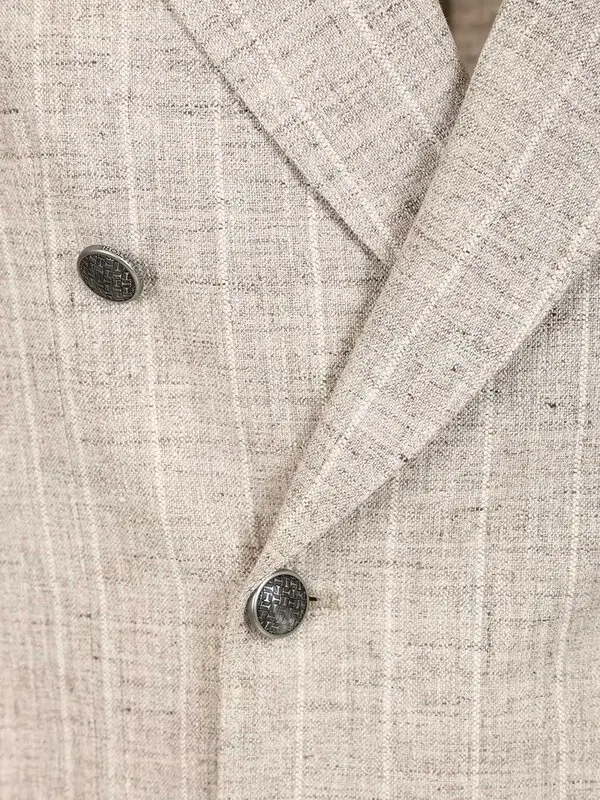 Tagliatore Double-breasted Pinstriped Blazer