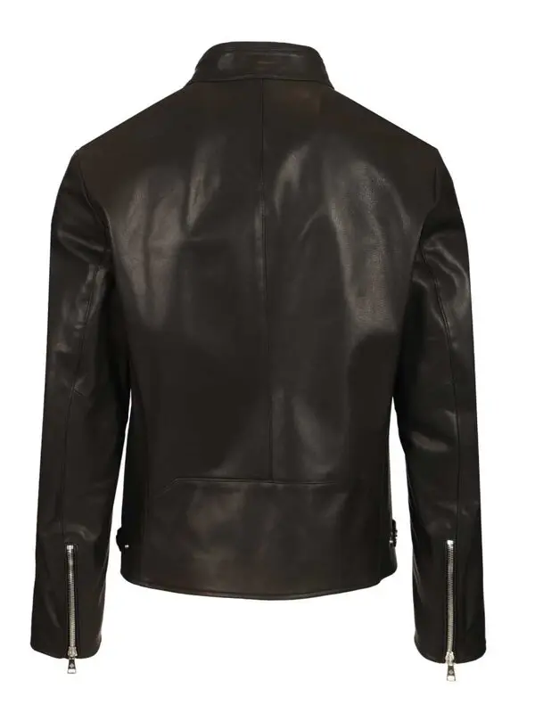 Tagliatore Lambskin Biker Jacket