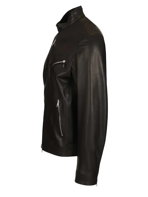 Tagliatore Lambskin Biker Jacket