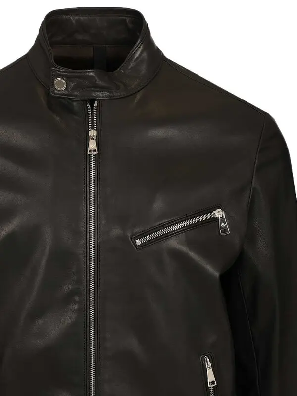 Tagliatore Lambskin Biker Jacket
