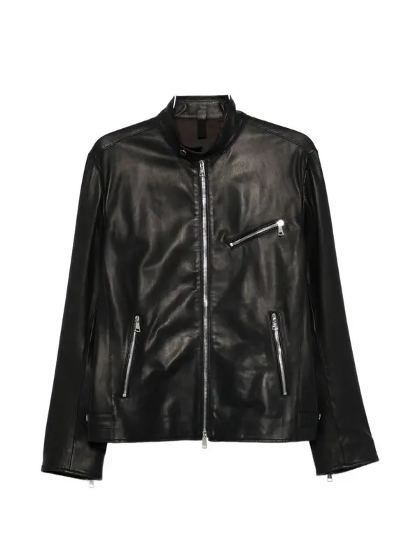 Tagliatore Lambskin Biker Jacket