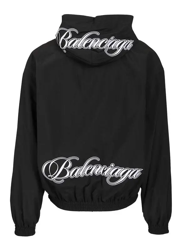 Balenciaga Cursive Reversible Tracksuit Jacket