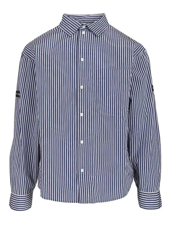 Balenciaga Oversized Striped Shirt