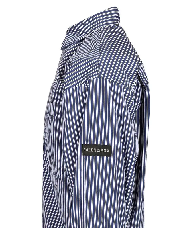 Balenciaga Oversized Striped Shirt