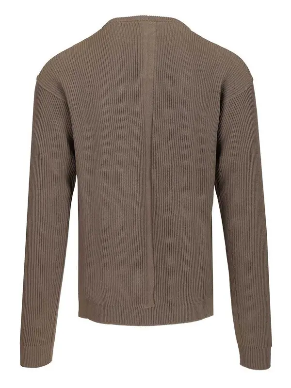 Rick Owens Crew Neck Wool Sweater
