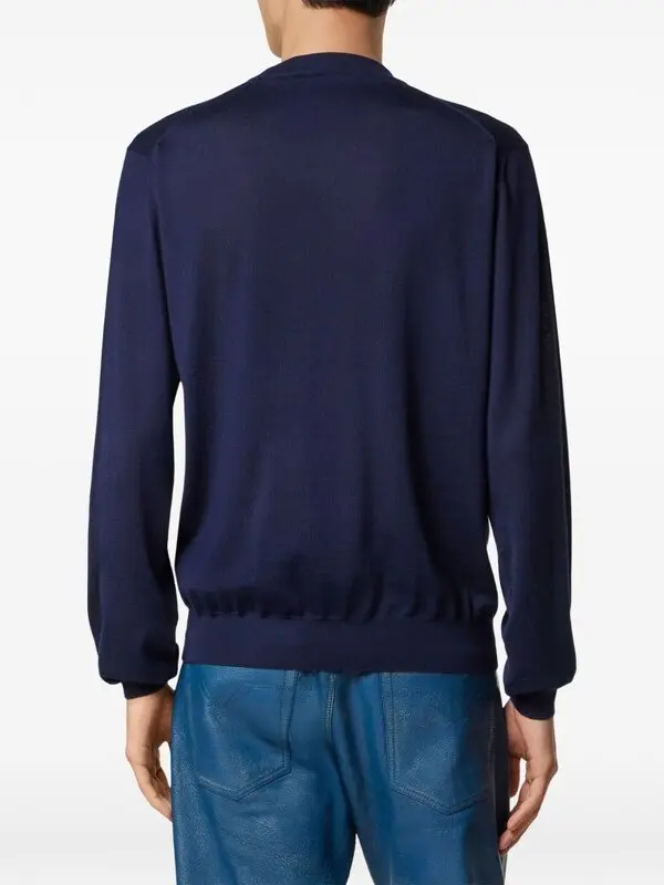 Versace Medusa Sweater In Wool, Silk And Cashmere