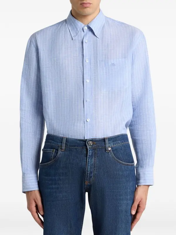 Etro Striped Linen Shirt