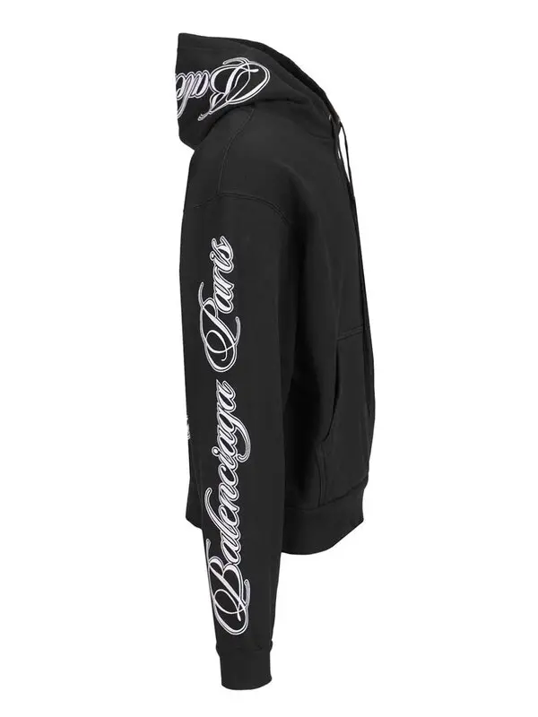 Balenciaga Cursive Oversized Hoodie