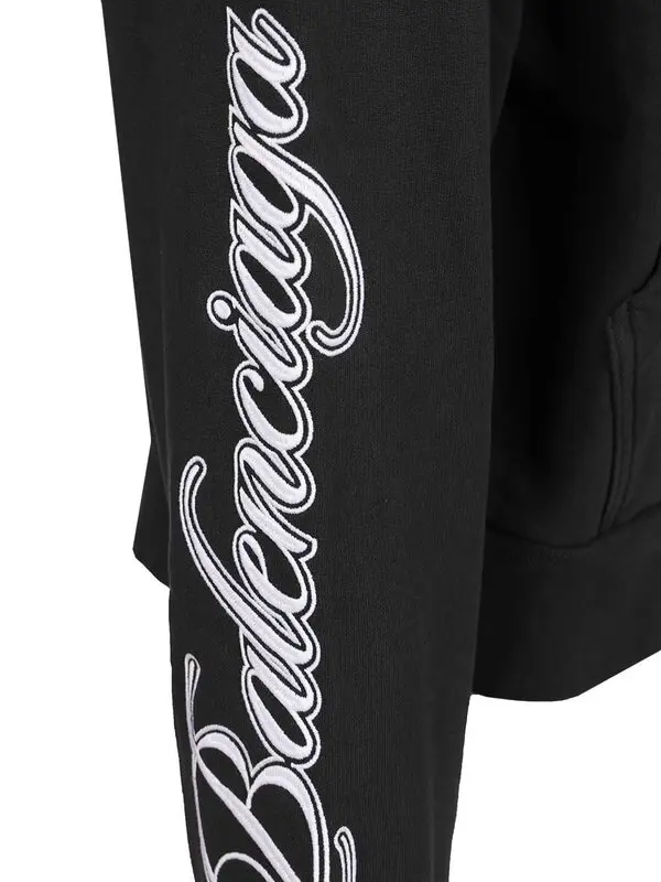 Balenciaga Cursive Oversized Hoodie