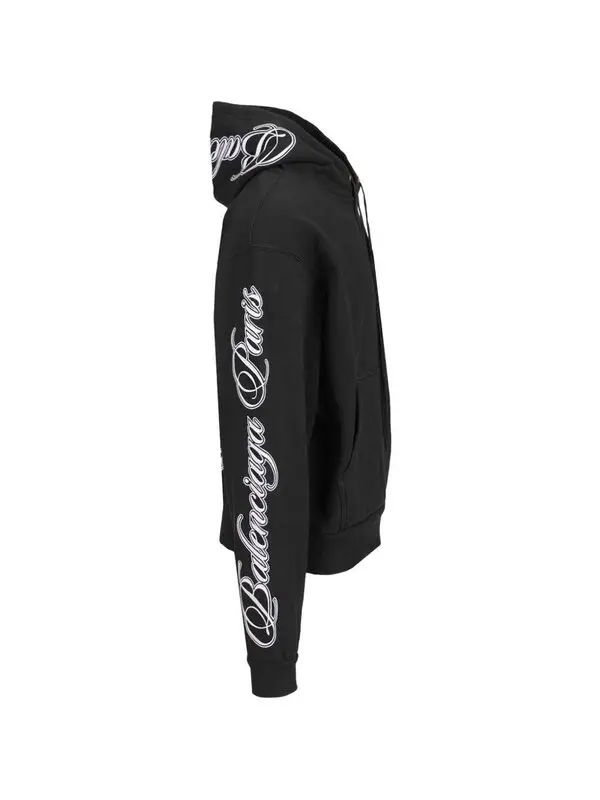 Balenciaga Cursive Oversized Hoodie