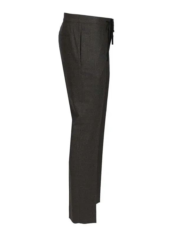 MAISON MARGIELA Tailored Wool Trousers - Gray