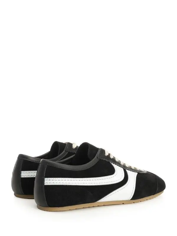 Dries Van Noten Suede Lace-up Sneakers - Black