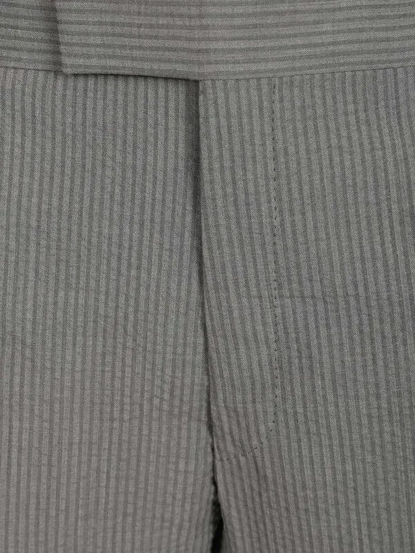Thom Browne Seersucker Wool Bermuda Shorts