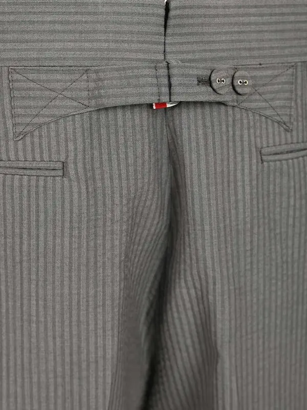Thom Browne Seersucker Wool Bermuda Shorts