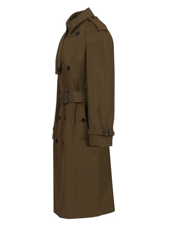 Burberry Long Cotton Trench Coat