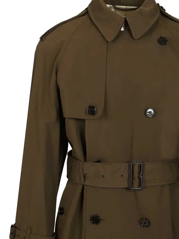 Burberry Long Cotton Trench Coat