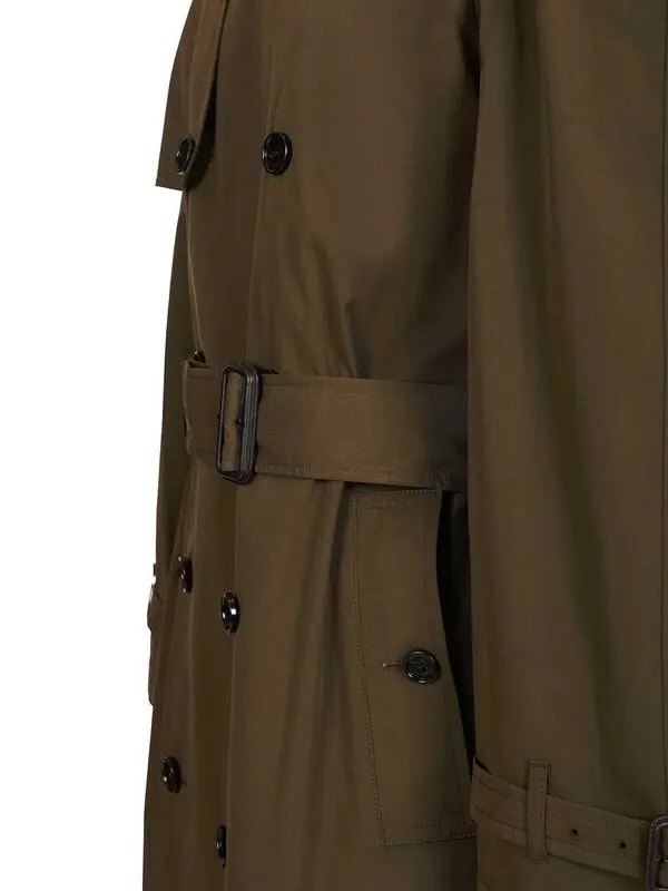 Burberry Long Cotton Trench Coat
