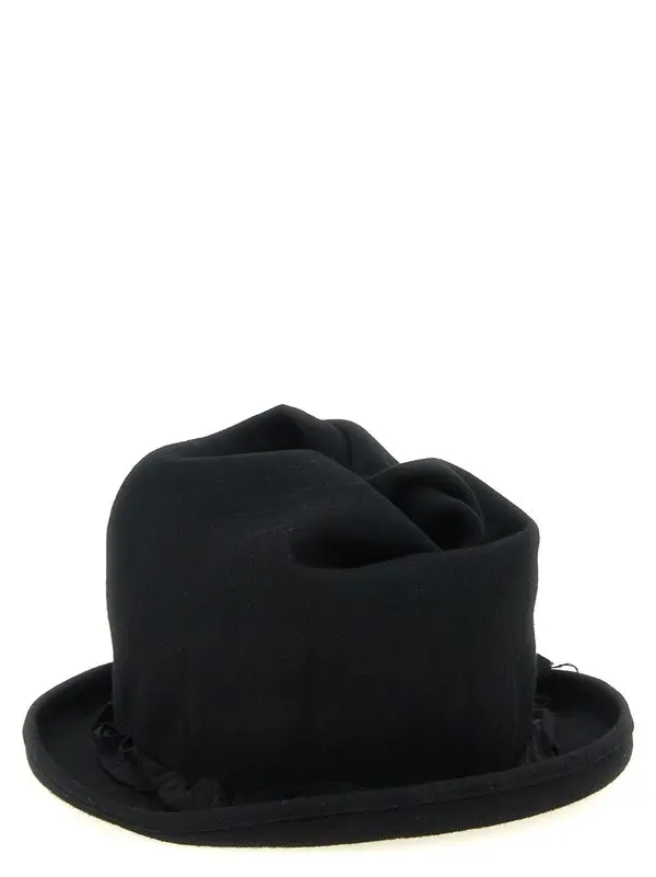 Yohji Yamamoto Sculptural Crown Hat
