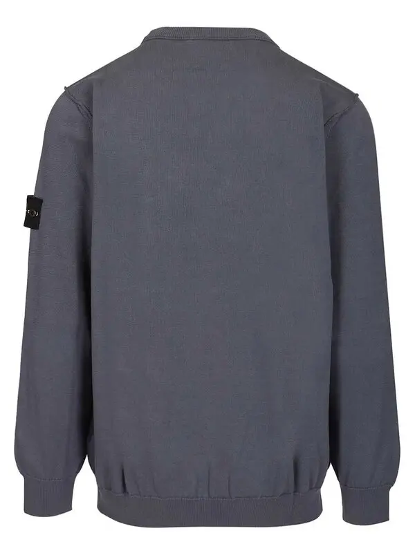 Stone Island Sweater In Organic Cotton