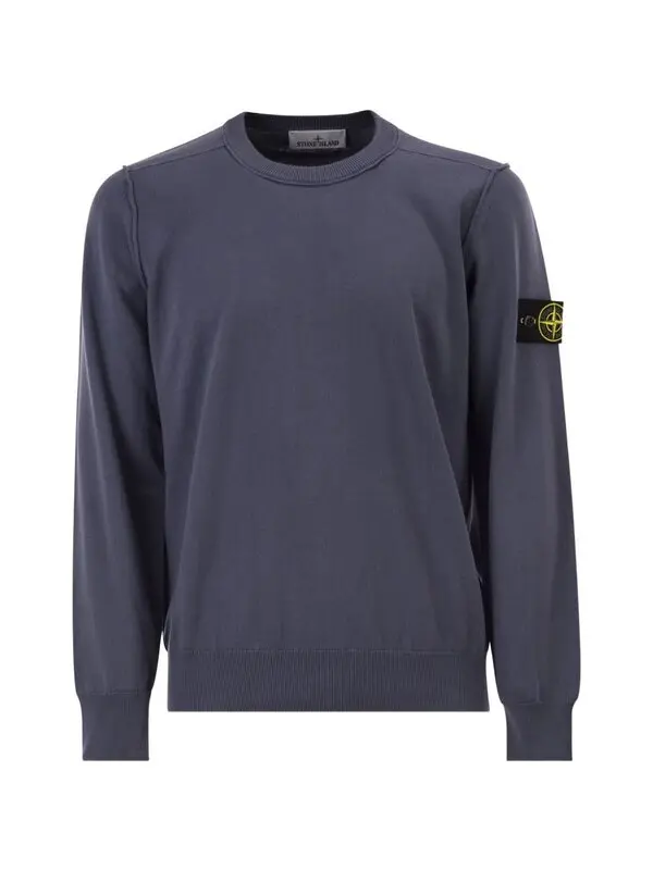 Stone Island Sweater In Organic Cotton