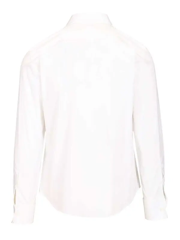 Burberry Slim-fit Cotton Tuxedo Shirt - White