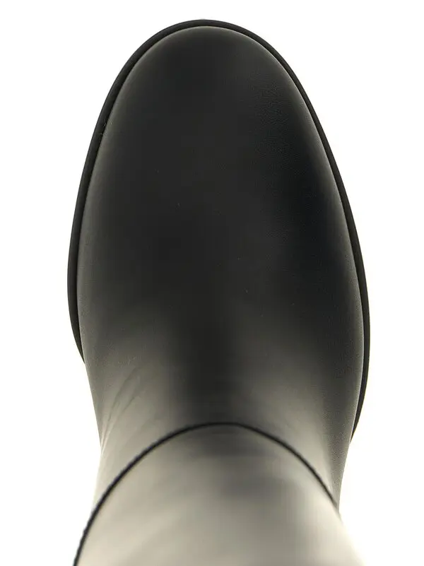 GIANVITO ROSSI Calfskin Leather Glove High Boots