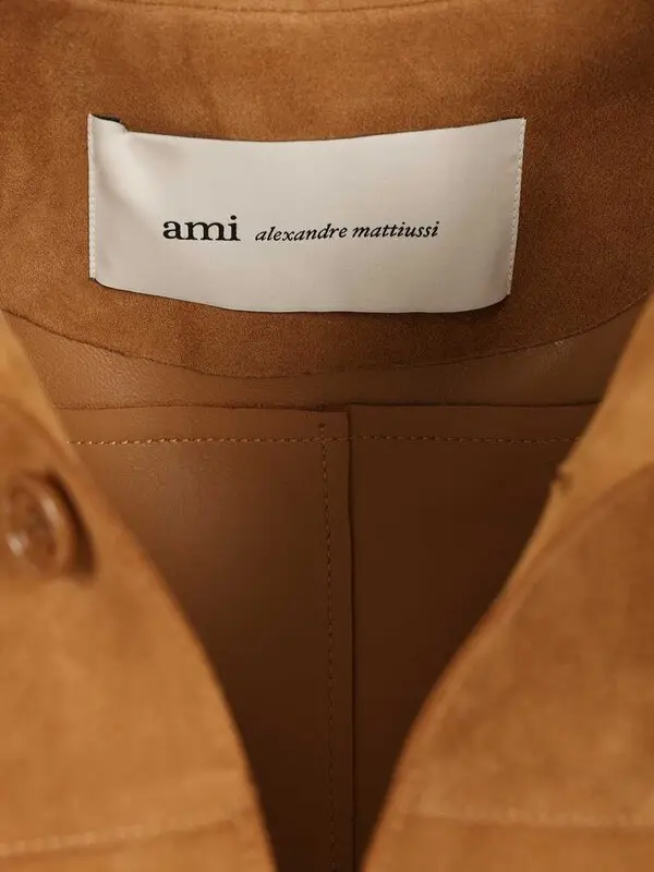 AMI Paris Suede Overshirt