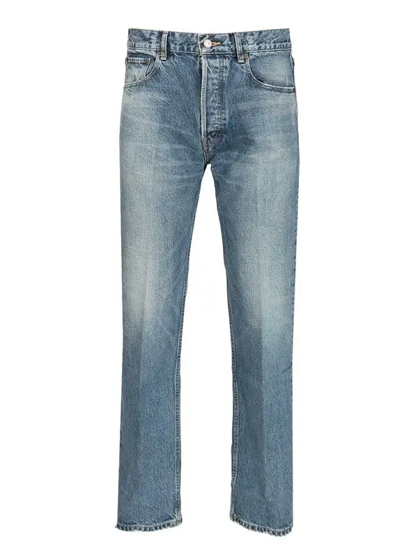 Celine Boyfriend Jeans In Cotton Denim