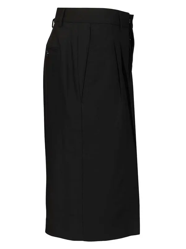 AMI Paris Wide-leg Bermuda Shorts