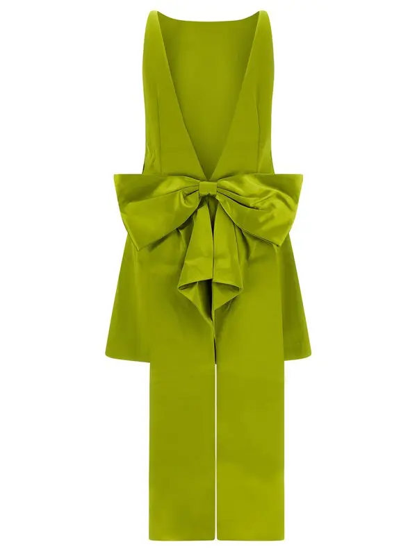 SELF-PORTRAIT Maxi Bow Dress