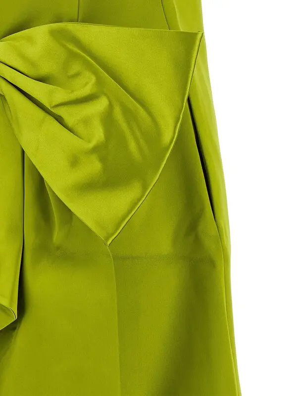 SELF-PORTRAIT Maxi Bow Dress