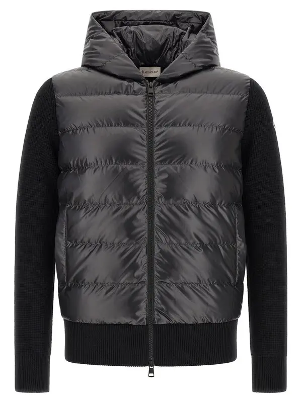 Moncler Padded Hooded Cardigan