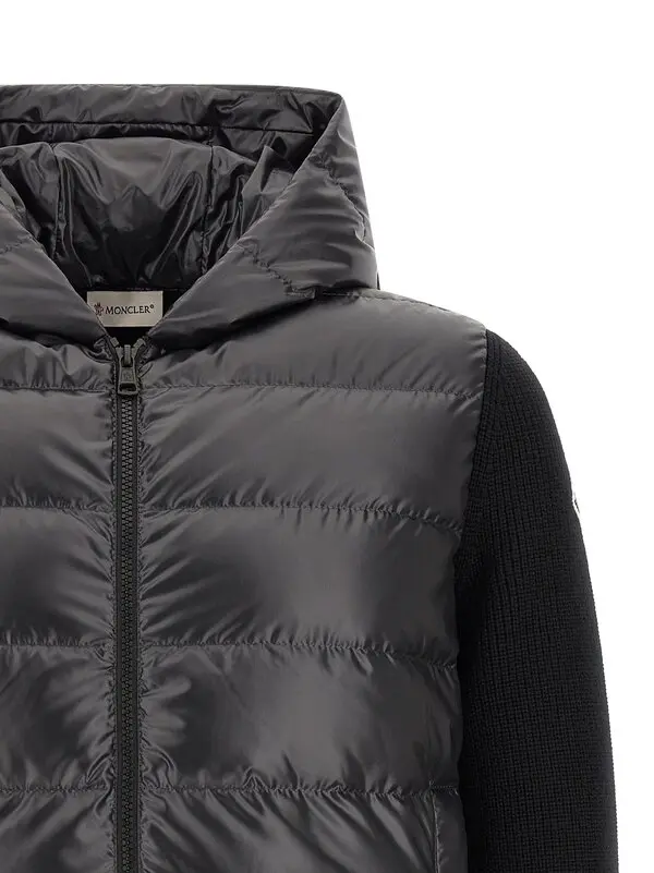 Moncler Padded Hooded Cardigan