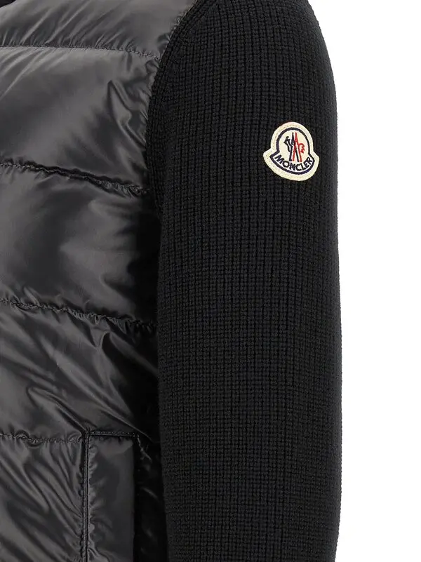 Moncler Padded Hooded Cardigan