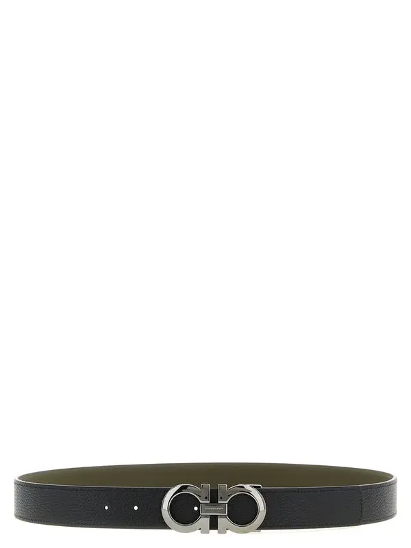 FERRAGAMO Gancini' Reversible Belt