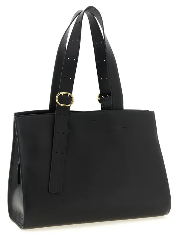 JIL SANDER Cannolo' Shopping Bag