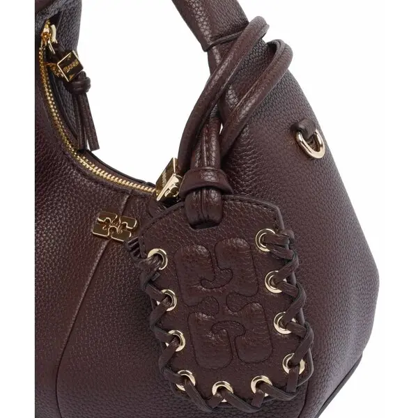 GANNI Mini Logo Hobo Bag