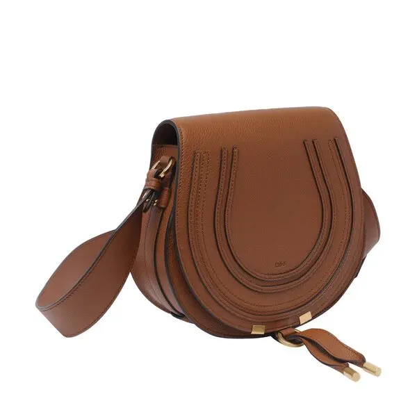 Chloé Marcie Crossbody Bag - Brown