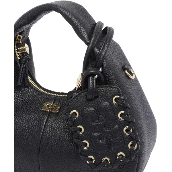 GANNI Mini Logo Hobo Bag