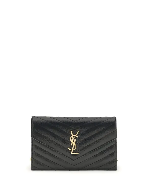 Saint Laurent Cassandre Mini Shoulder Bag - Black