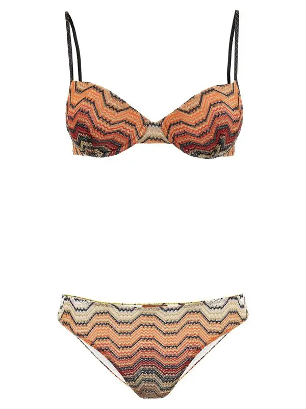 Missoni Zigzag Pattern Bikini - Multicolor
