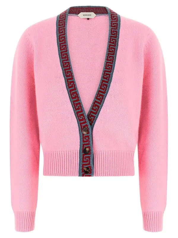 Versace Wool And Cashmere Cardigan