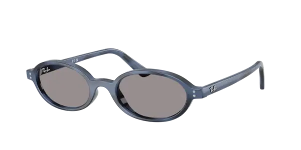 Ray-ban Oval Frame Sunglasses - Grey
