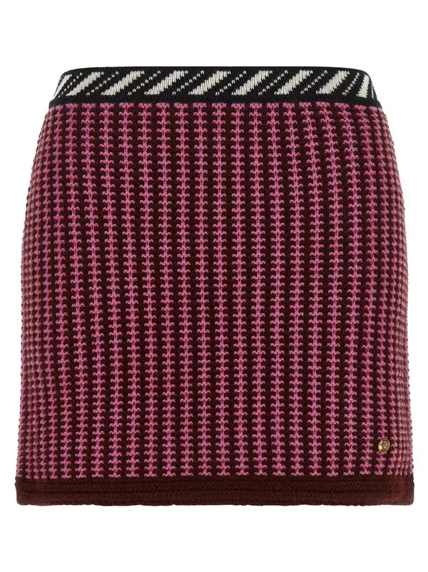 Versace Crochet Knit Skirt