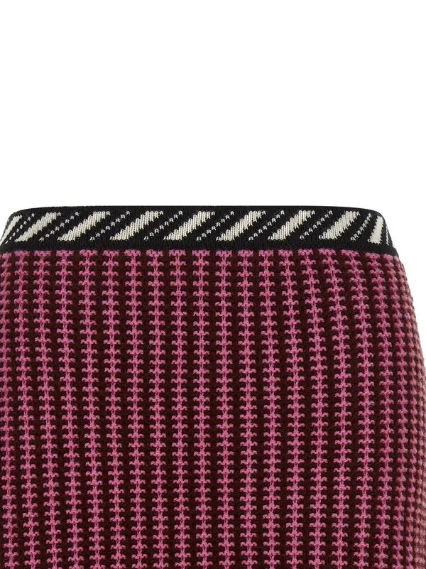 Versace Crochet Knit Skirt