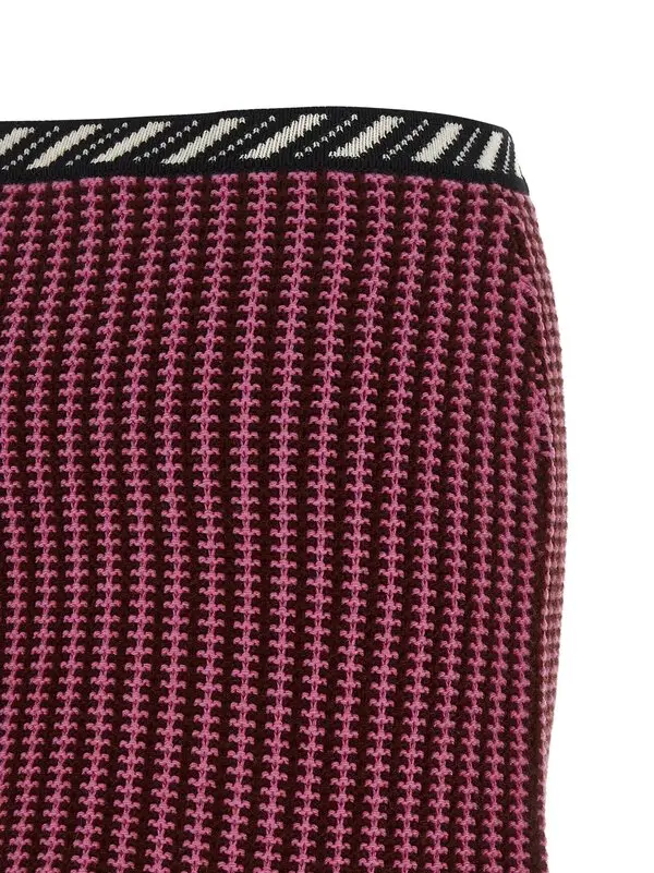Versace Crochet Knit Skirt