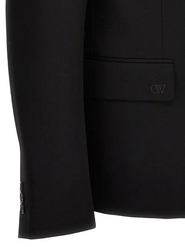 Off-White Ow Embroidery' Blazer