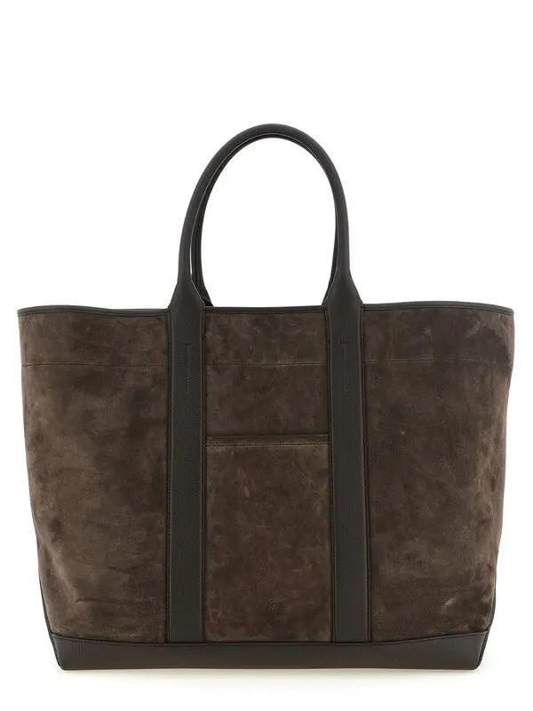 TOM FORD Suede Shopping Bag