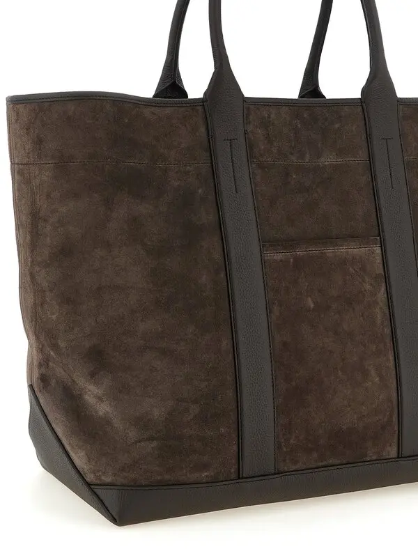 TOM FORD Suede Shopping Bag