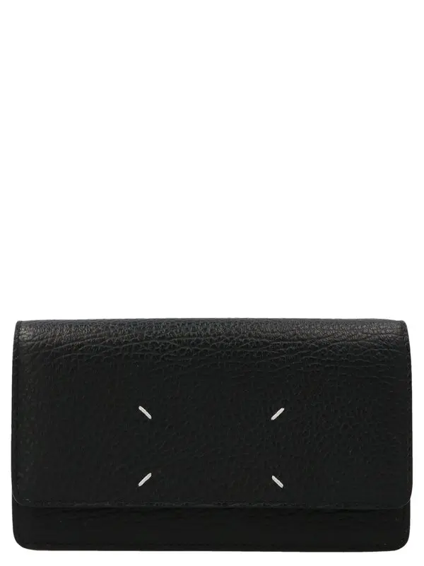 MAISON MARGIELA Four Stitches Wallet On Chain - Black